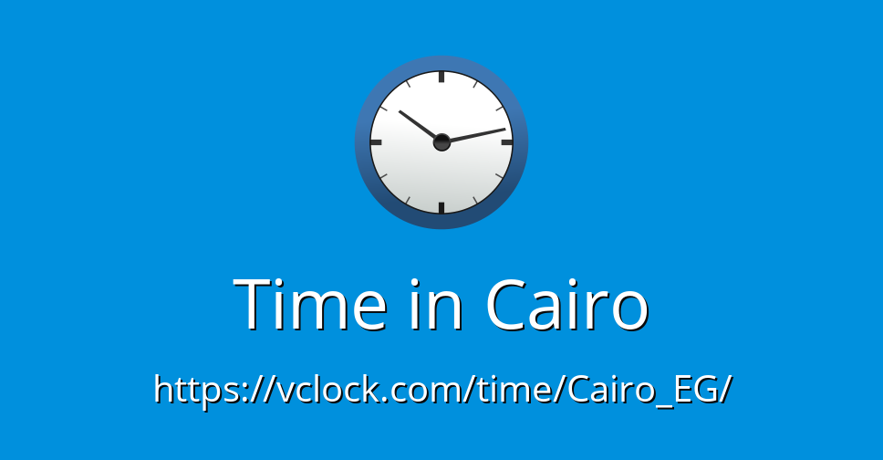 Time in Cairo - vClock