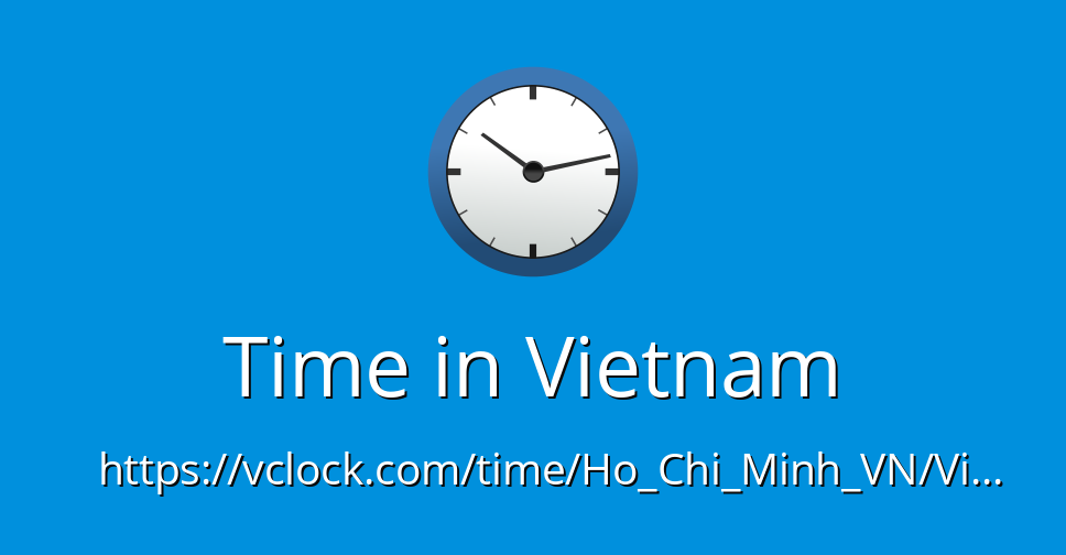 Time in Vietnam - vClock