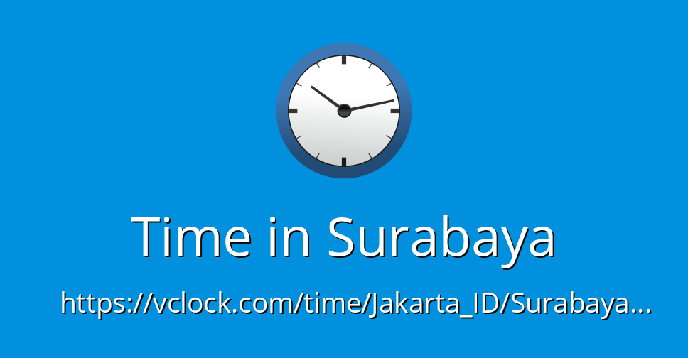 Time in Surabaya - vClock