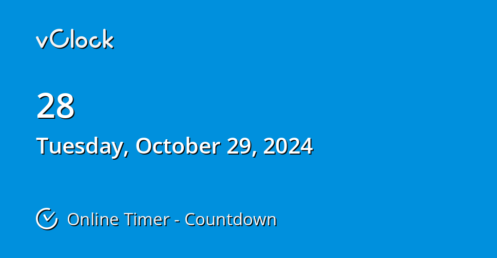 28 - Online Timer - Countdown